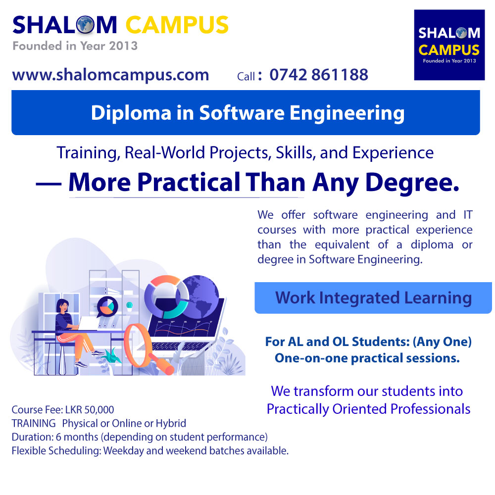 Diploma in Software Engineering - Shalom Campus Moratuwa